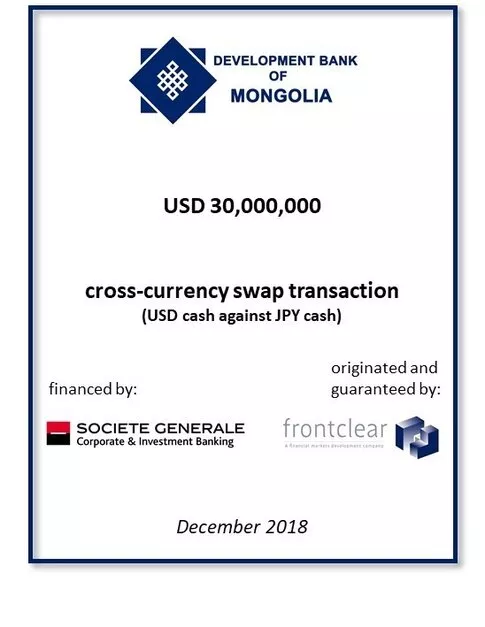 Frontclear facilitates a transaction with Development Bank of Mongolia ...