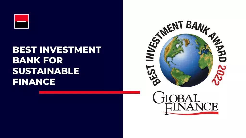 Societe Generale named "Best Investment Bank for Sustainable Finance ...