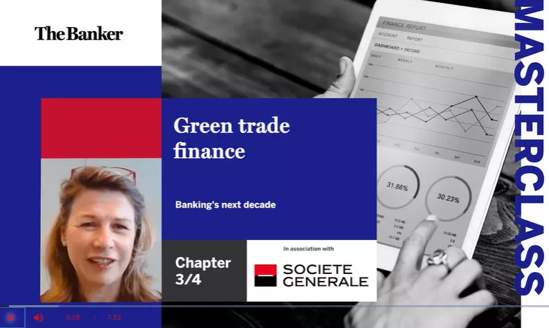 Green trade finance - Banking's next decade Ch 3/4 - Wholesale Banking